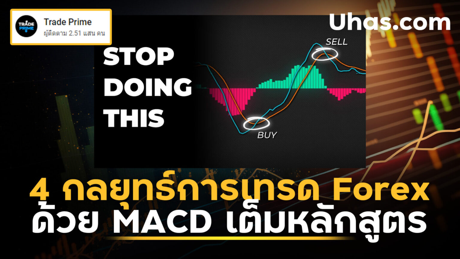 4 กลยุทธ์การเทรด Forex ด้วย MACD (คอร์สเต็มหลักสูตร) - Uhas.com
